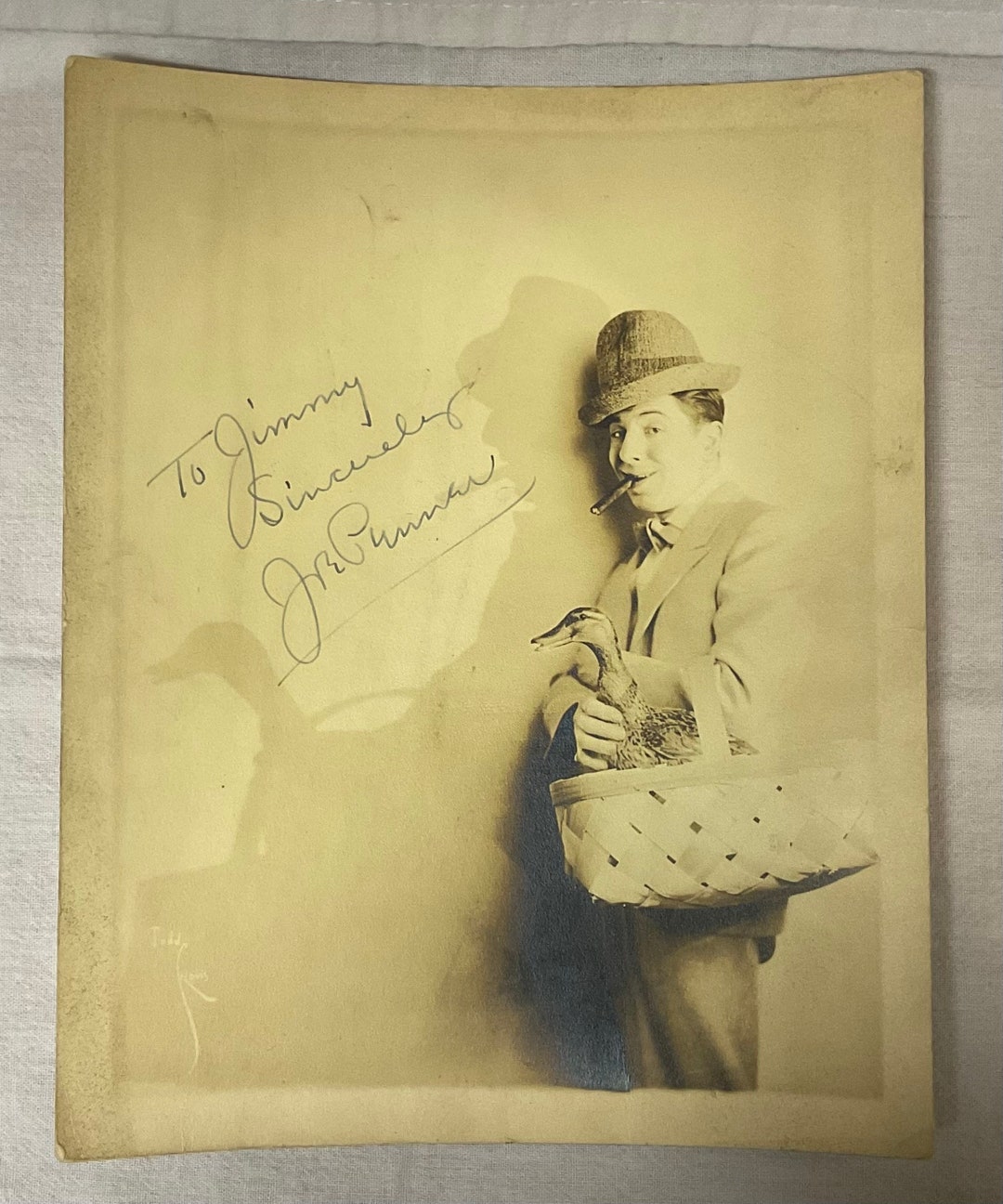1930s Ben Bernie Signed Photo: Jazz Violinist, Bandleader (LOA) - Etsy