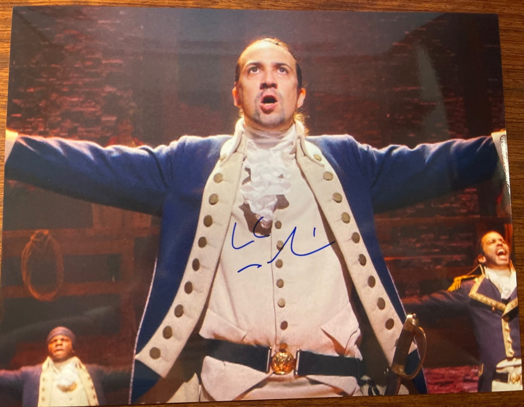 Lin-manuel Miranda Writer Actor Creator of Hamilton Hand Signed Color ...