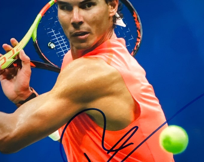 Rafael Nadal rafa hand Signed Autographed Photograph 8.5x11 With LOA ...