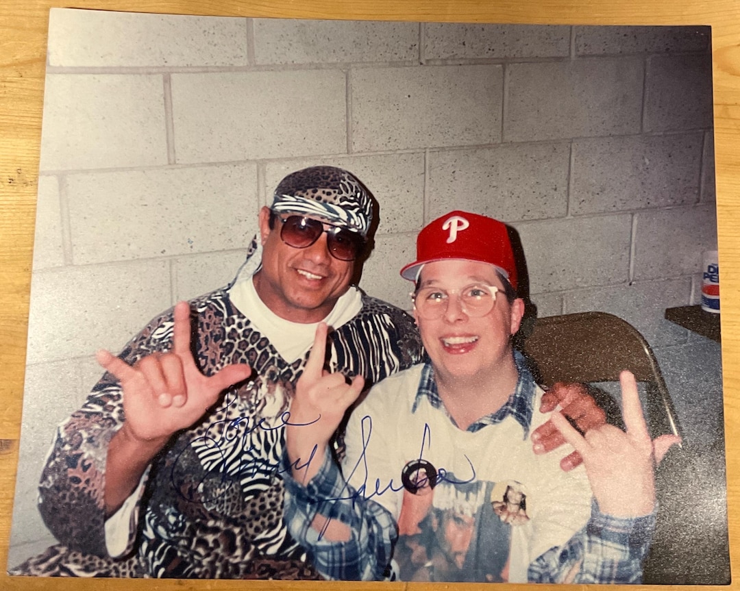 Jimmy "superfly" Snuka Hand-signed Autographed Photo 10" X 8" W/ LOA ...