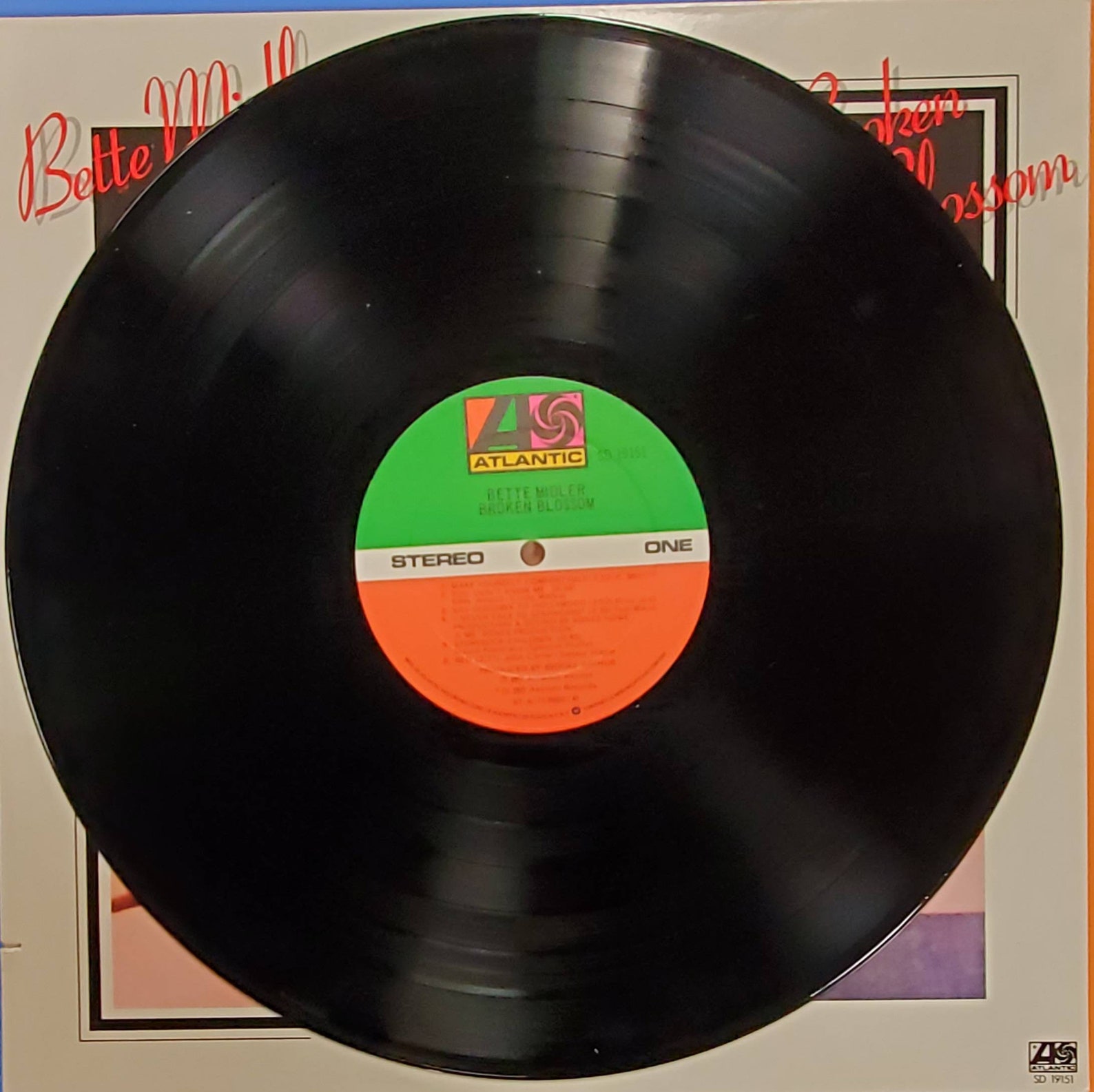 Bette Midler "broken Blossom" LP Record Album - Hand Signed Autograph W ...