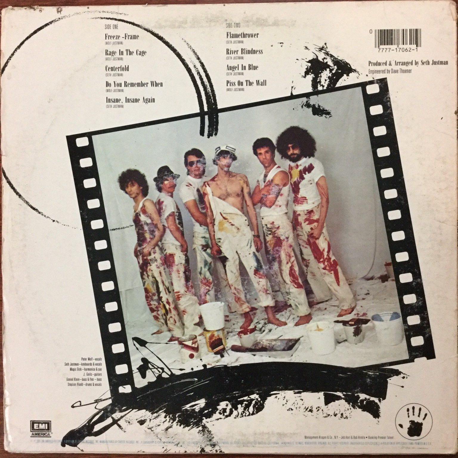 J Geils Band Freeze Frame Record Album Hand Signed Autographed - Etsy