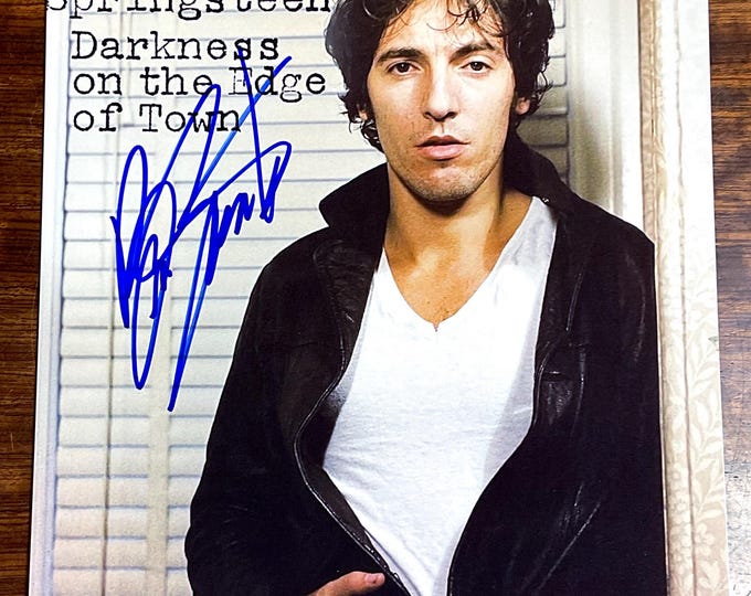 Bruce Springsteen "darkness on the Edge of Town" Autographed 8x10 ...