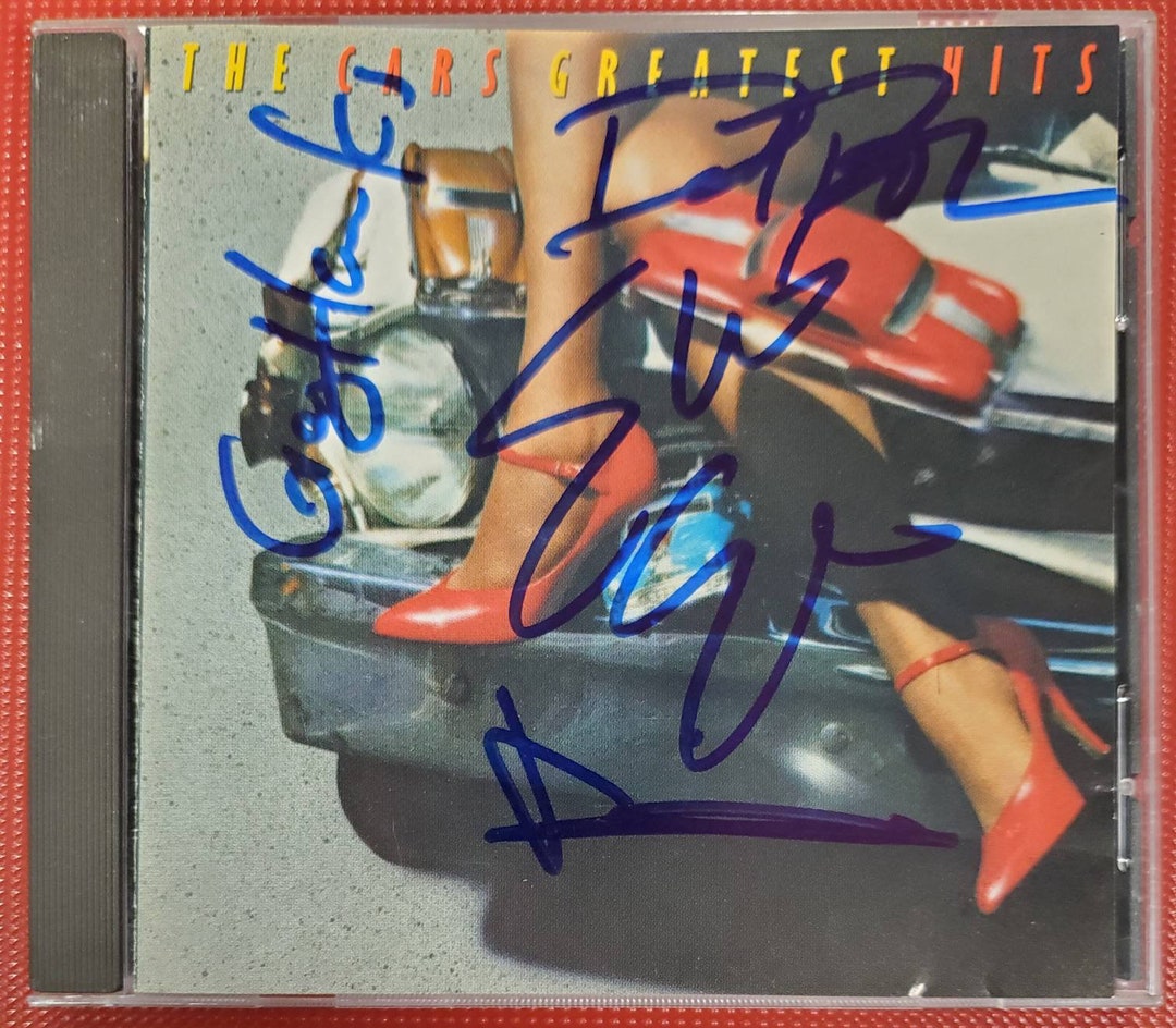 The Cars Greatest Hits CD 4x Hand Signed Autographed by Ric Ocasek ...