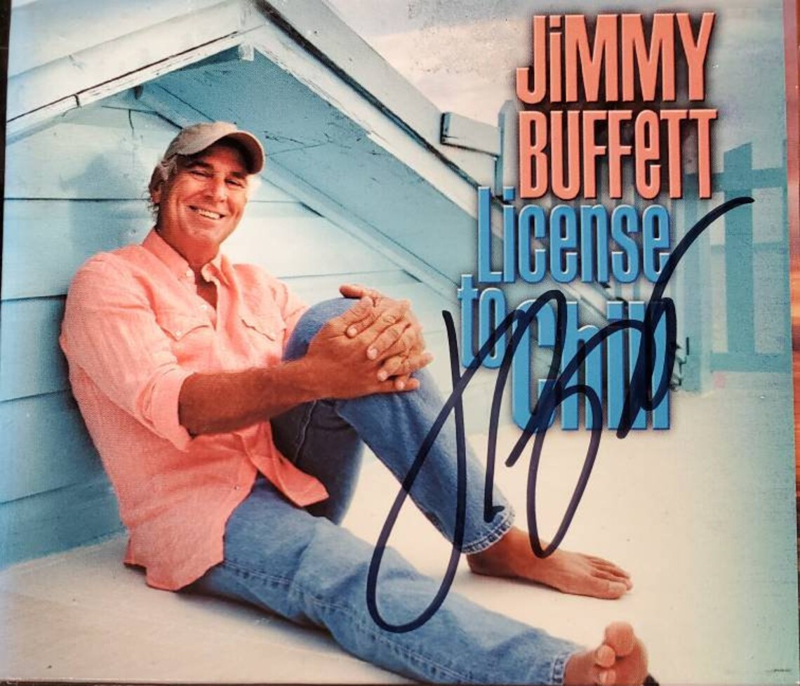 Jimmy Buffett license to Chill CD Album Hand - Etsy UK