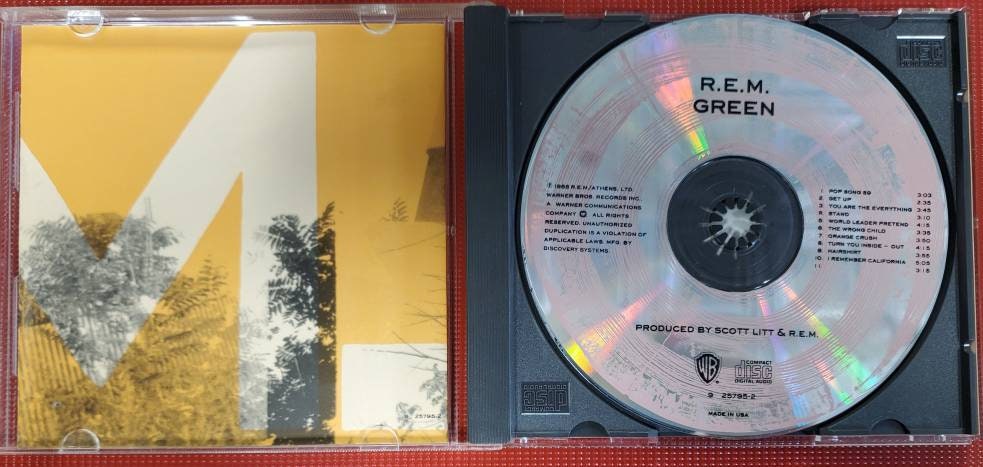 REM Green CD Hand Signed Autographed by Michael Stipe | Etsy