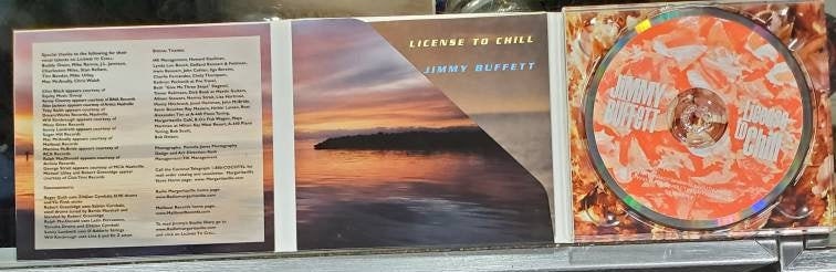 Jimmy Buffett license to Chill CD Album Hand | Etsy UK