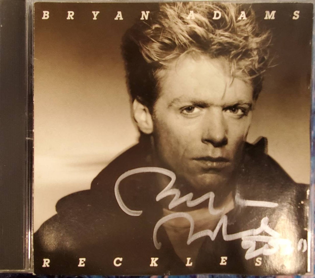 Bryan Adams reckless CD Hand Signed Autographed by Bryan Adams W/ LOA ...