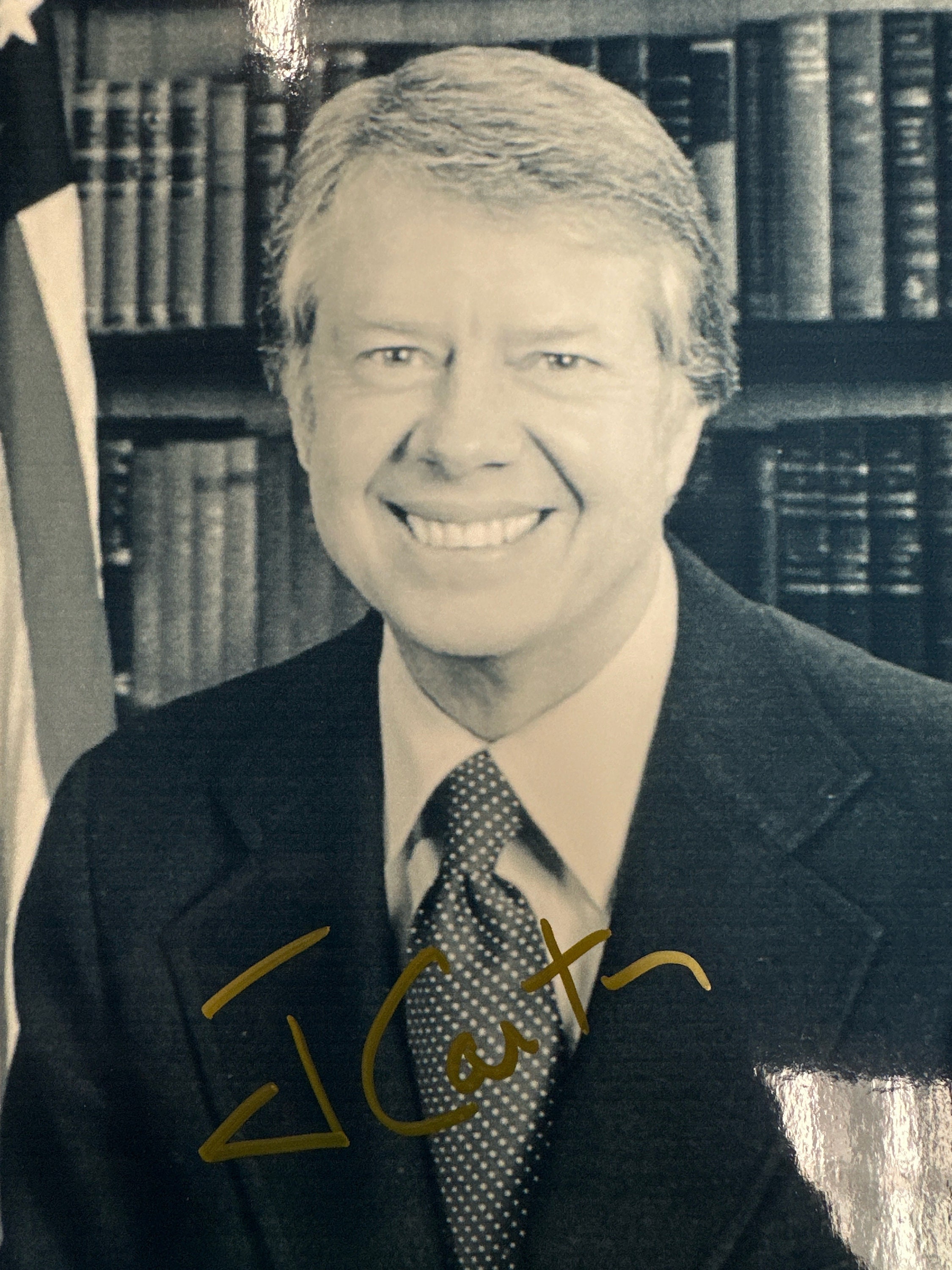 President Jimmy Carter Hand Signed Autographed 8.5x11 Photo W/ LOA - Etsy