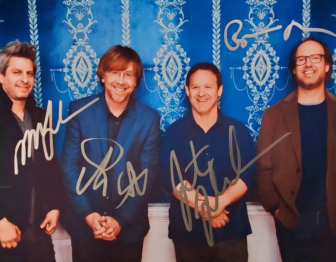 Phish Live Group Photograph 9x11 Hand Signed Autographed - Etsy