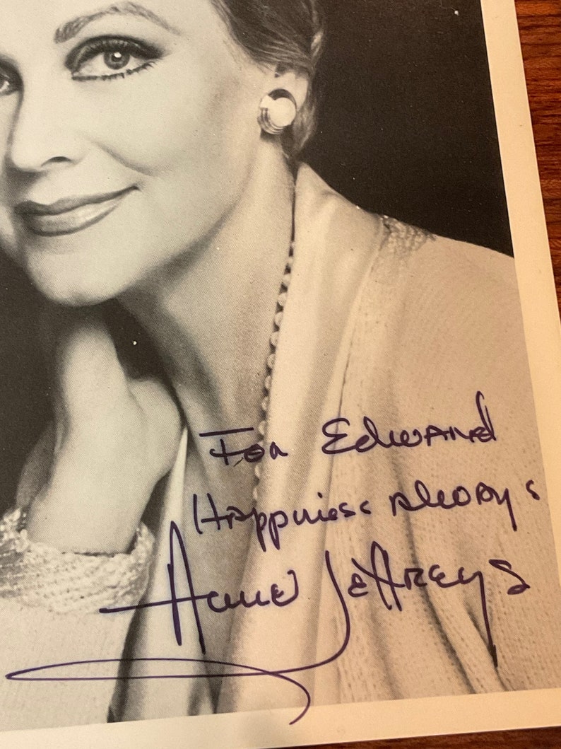 Anne Jeffreys "topper" Hand Signed Autographed 4.75" X 6.75" Photo W ...