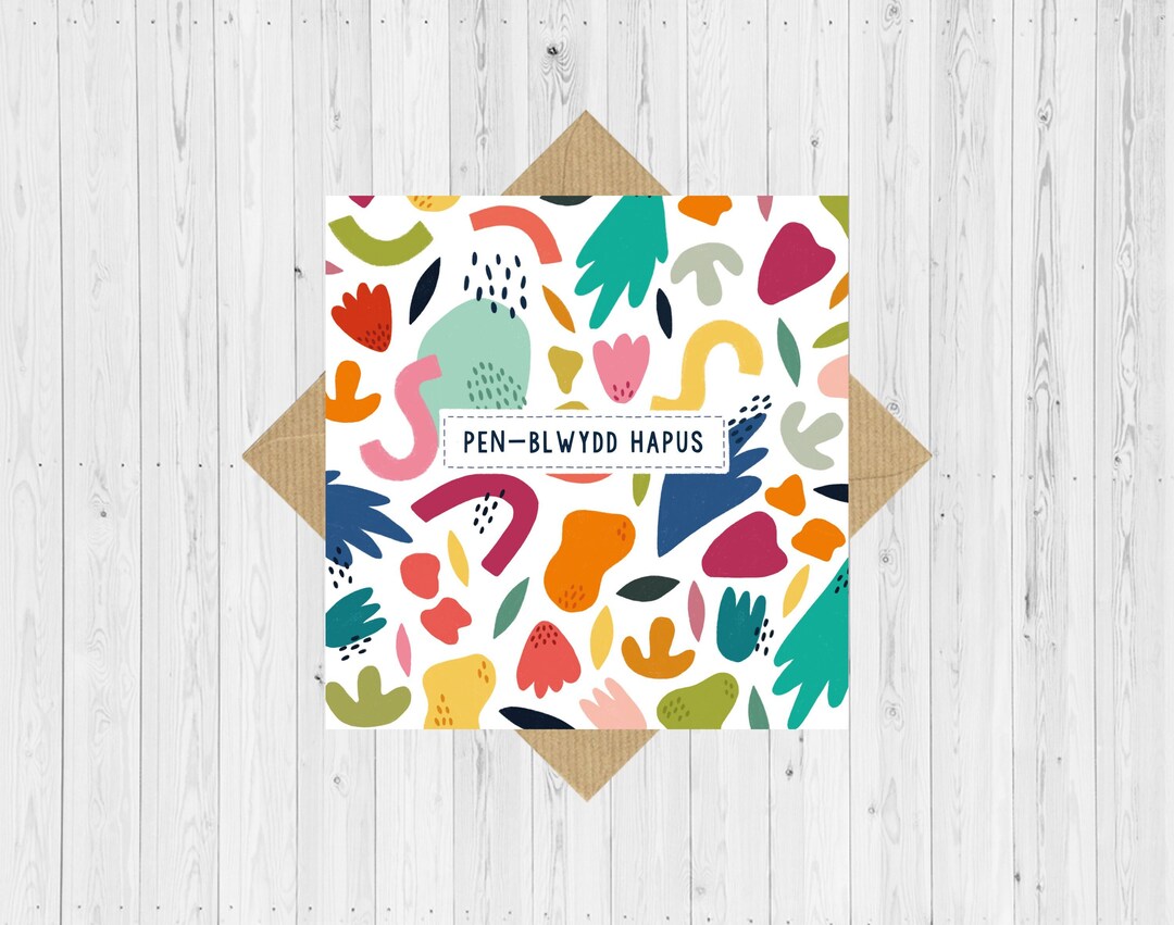 Pen-blwydd Hapus Happy Birthday - Etsy