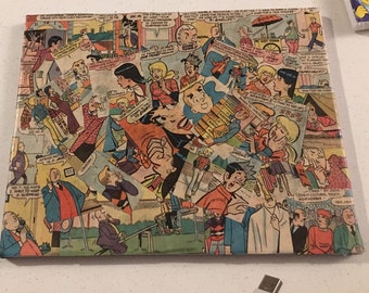 Comic collage | Etsy