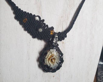 Macrame Choker - Etsy