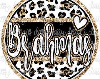 Brahmas School Mascot Svg - Etsy