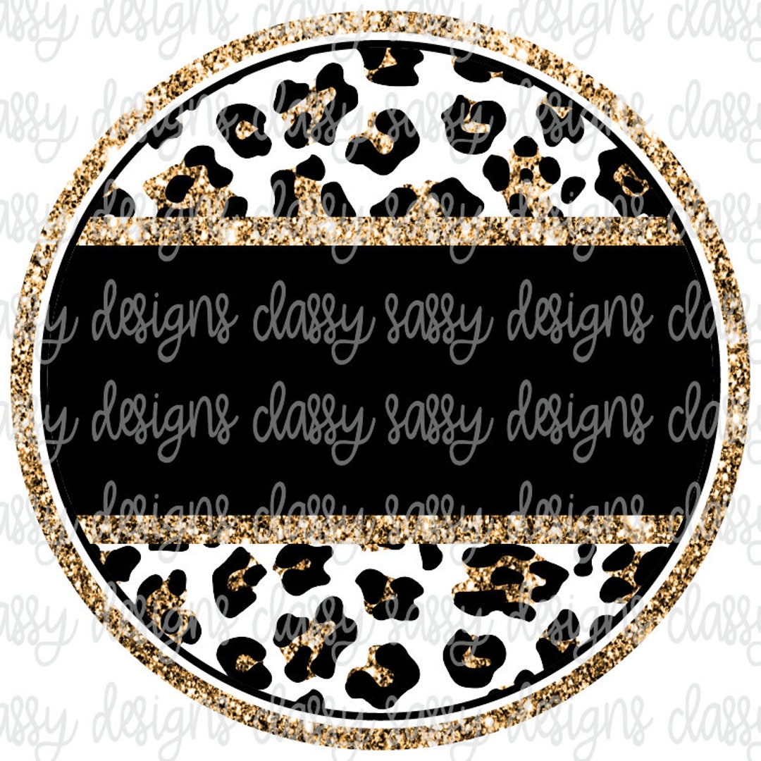 Gold Glitter Circle PNG INSTANT DOWNLOAD Print and Cut File Silhouette ...
