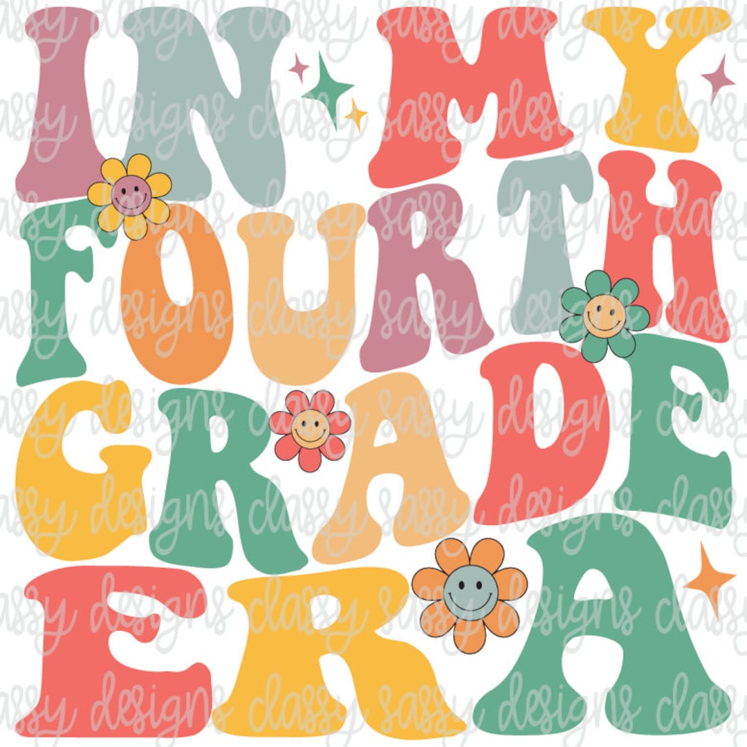 In My Fourth Grade Era, First Day of School Shirt, Back to School Shirt ...