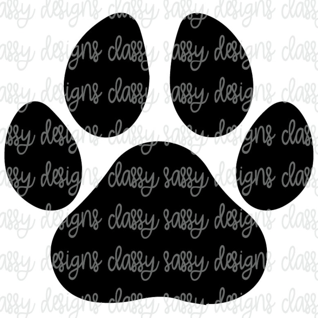 Paw Print School Mascot School Spirit Team Shirt Sports - Etsy