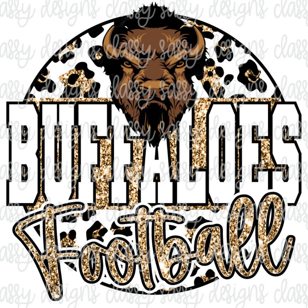 Buffaloes Football School Mascot, School Spirit Png, Neon Leopard ...