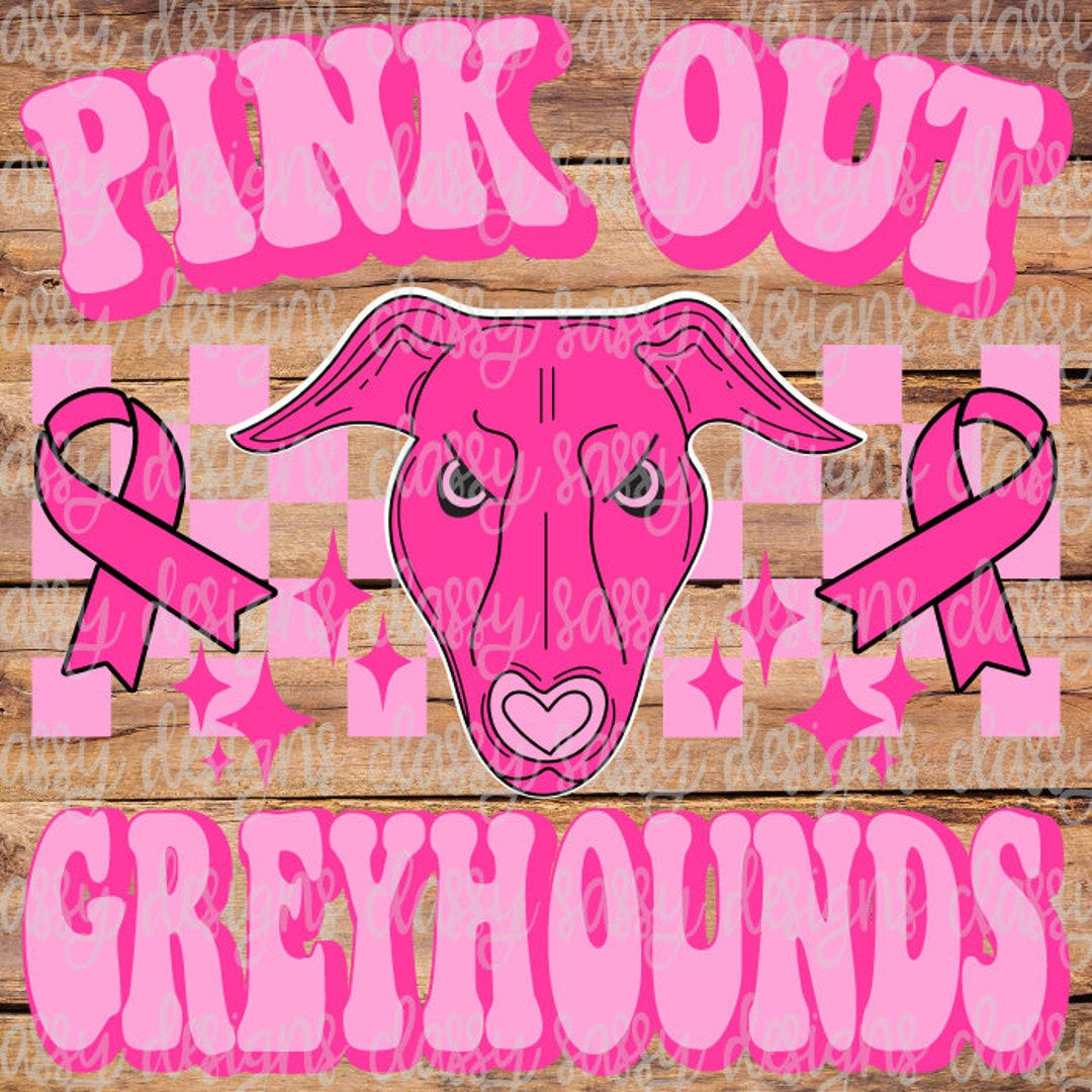 Pink Out Greyhounds, Breast Cancer Awareness, Football, PNG INSTANT ...