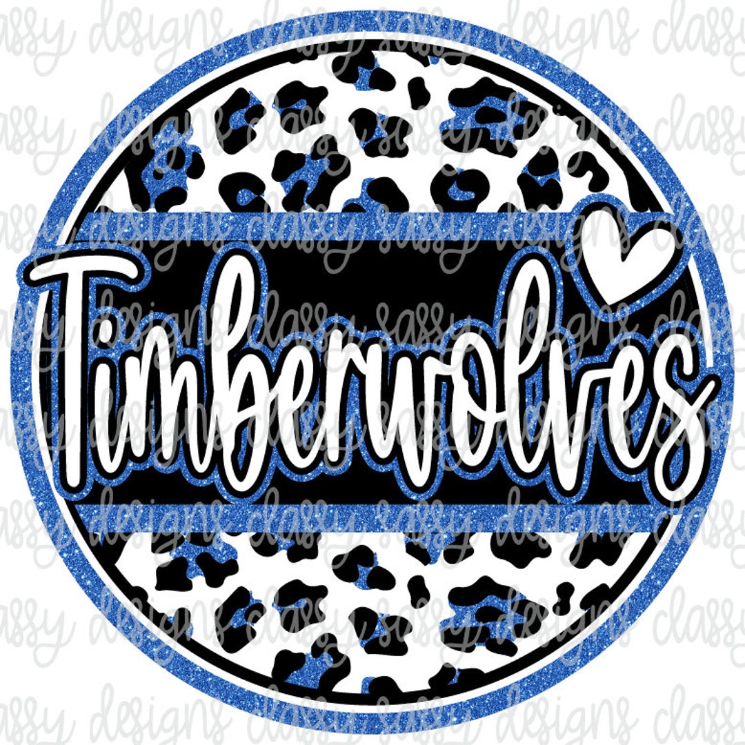 Timberwolves Glitter School Mascot School Spirit Shirt, Team Shirt ...