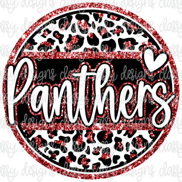 Panthers Red and Black Png - Etsy