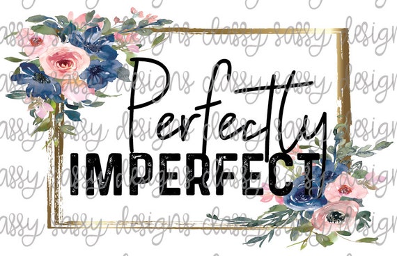 Perfectly Imperfect Gold Geometric Frame Flowers PNG INSTANT | Etsy