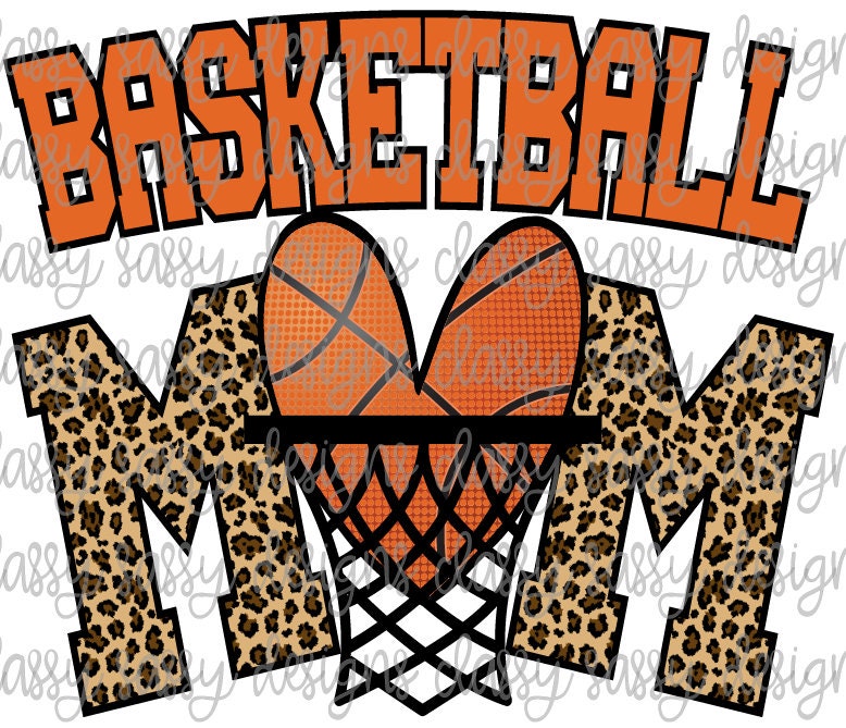 Basketball Mom Leopard Cheetah Sports Mom Momma Mama - Etsy