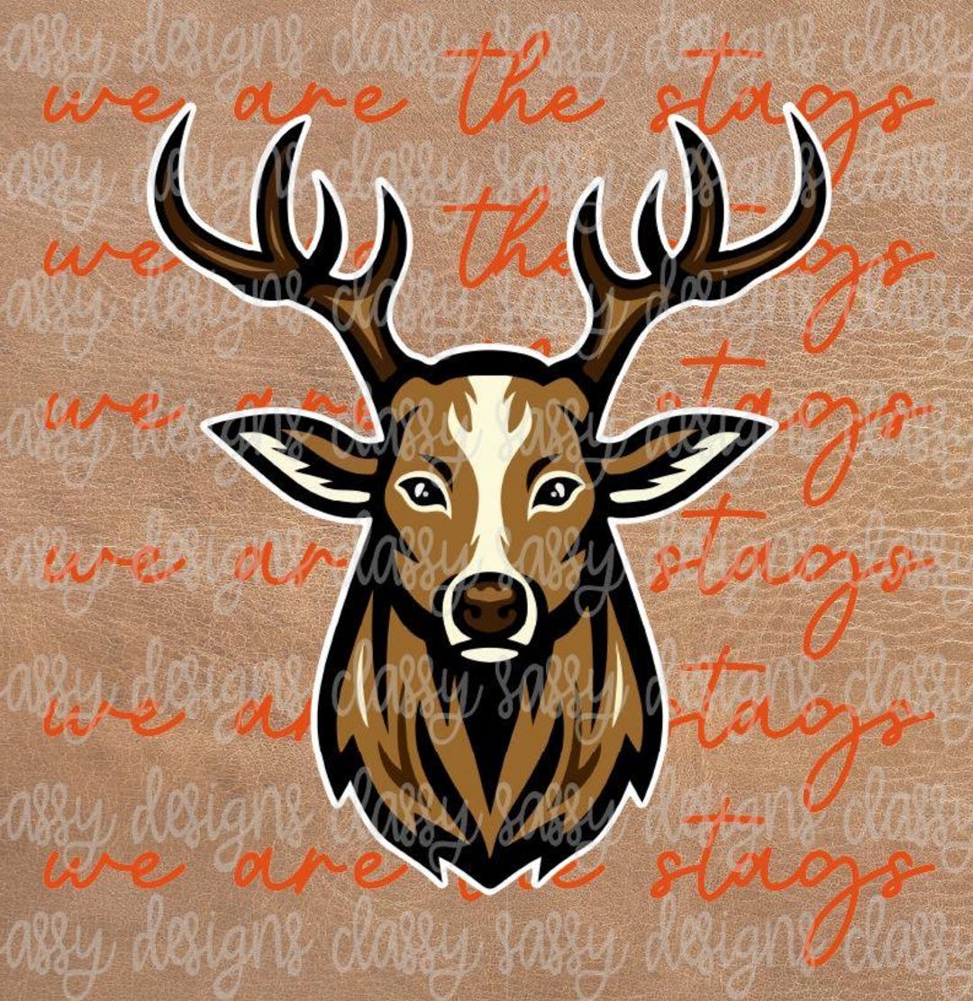We Are the Stags School Mascot, School Spirit, Sports, Svg PNG INSTANT ...