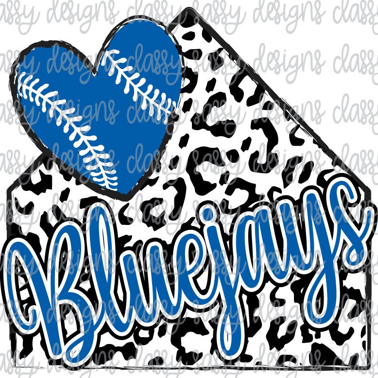 Bluejays Royal Blue Home Plate School Mascot Baseball Softball - Etsy