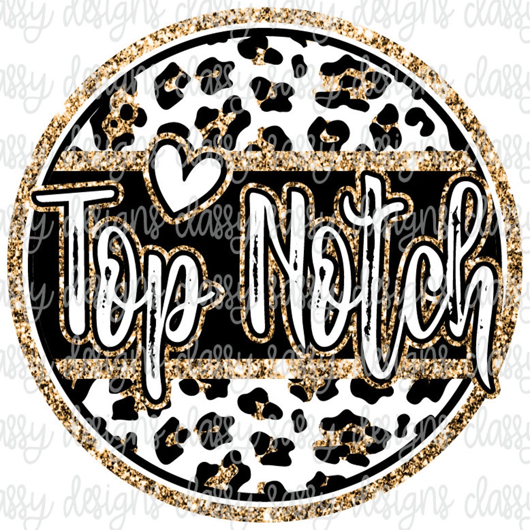 Top Notch Gold Glitter School Mascot Leopard Cheetah Animal - Etsy