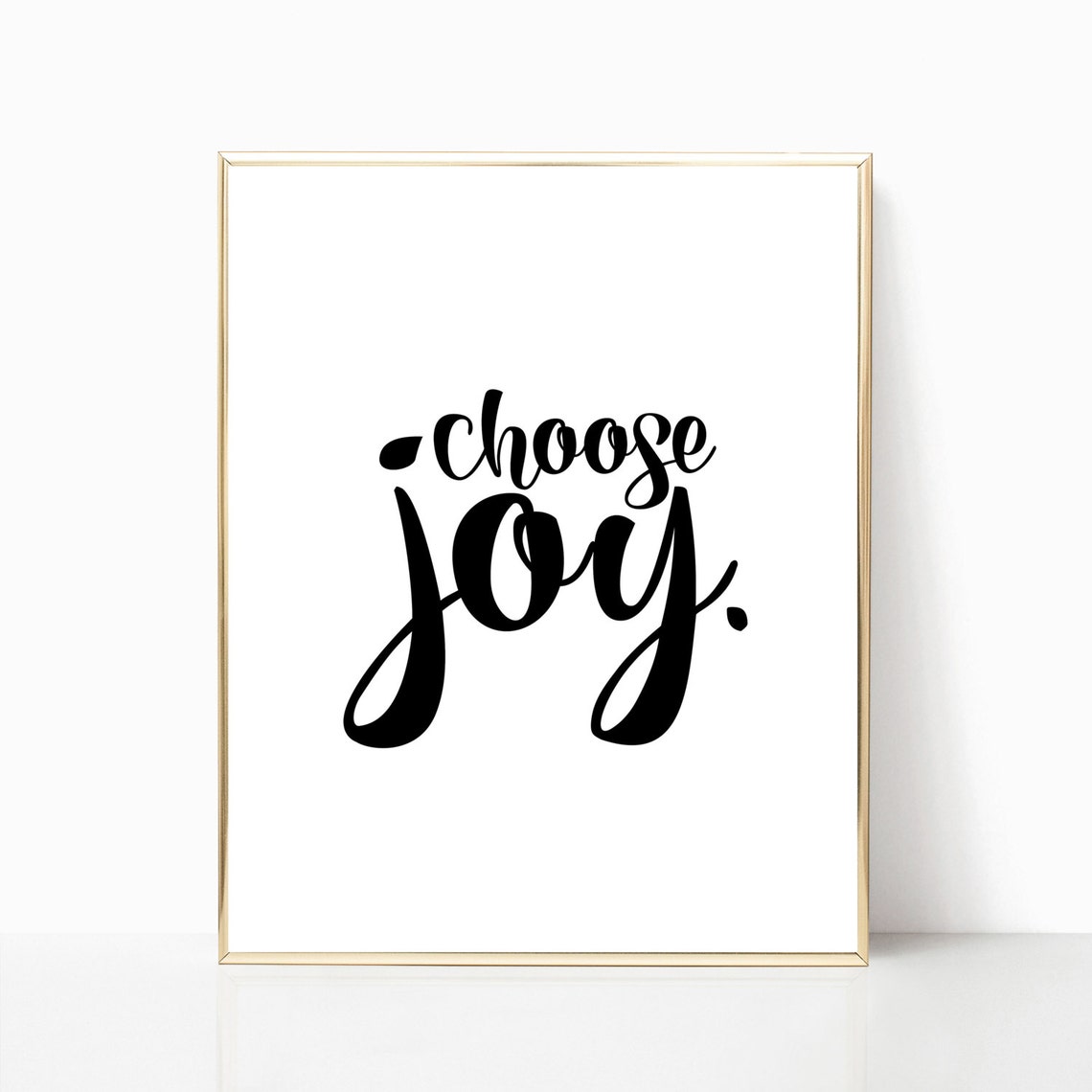 Choose Joy Printable Sign Wall Decor Wall Art Printable | Etsy
