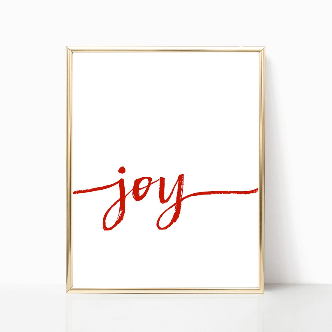 Joy Printable Joy Print Christmas Print Wall Art Christmas - Etsy