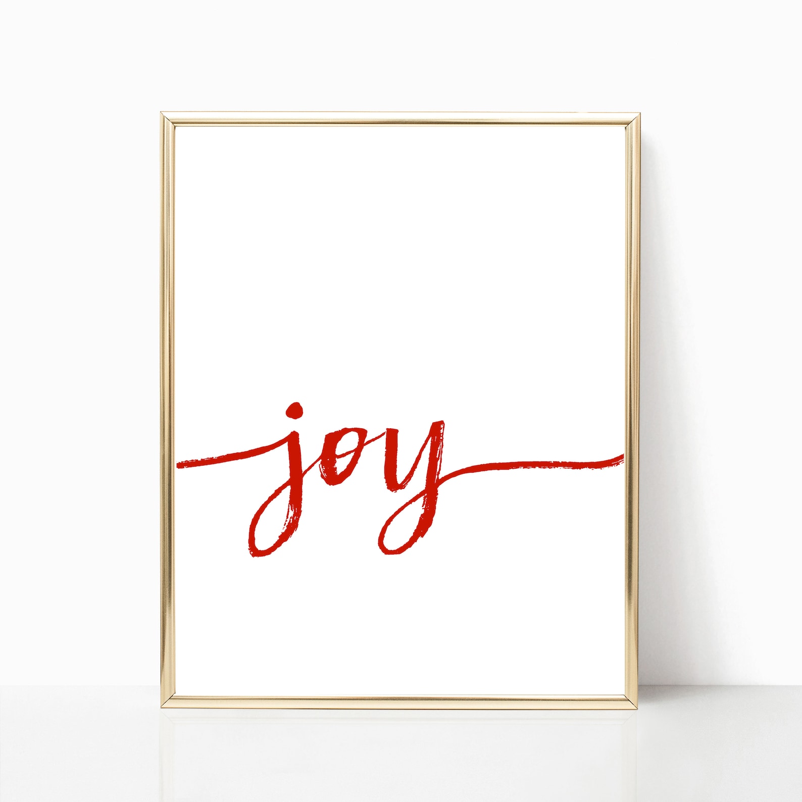 Joy Printable Joy Print Christmas Print Wall Art Christmas - Etsy