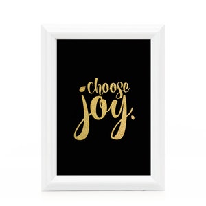 Choose Joy Print, Printable, Art Print, Wall Print, Watercolor Print ...