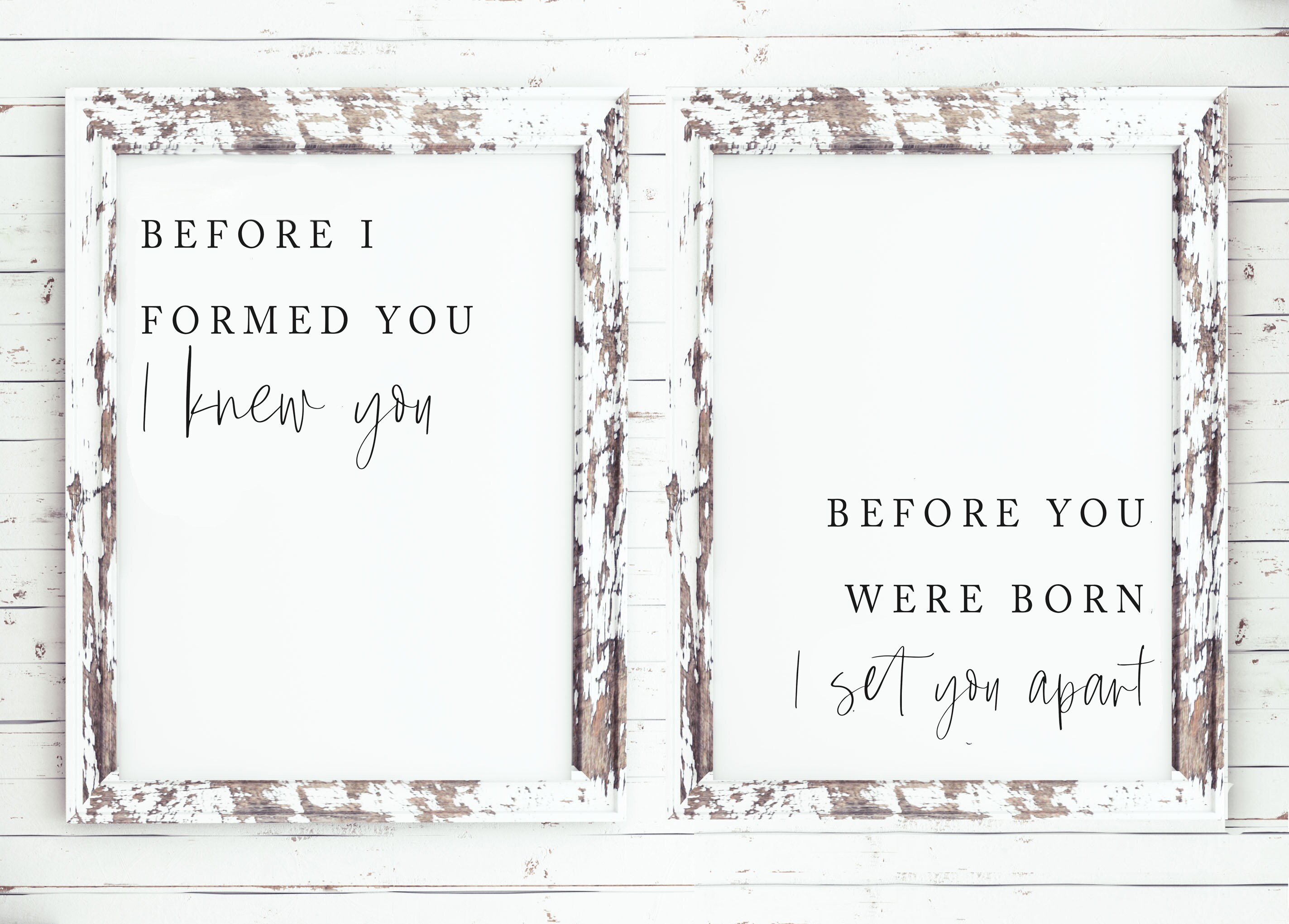 Before I formed you I knew you Before you were born I set you | Etsy