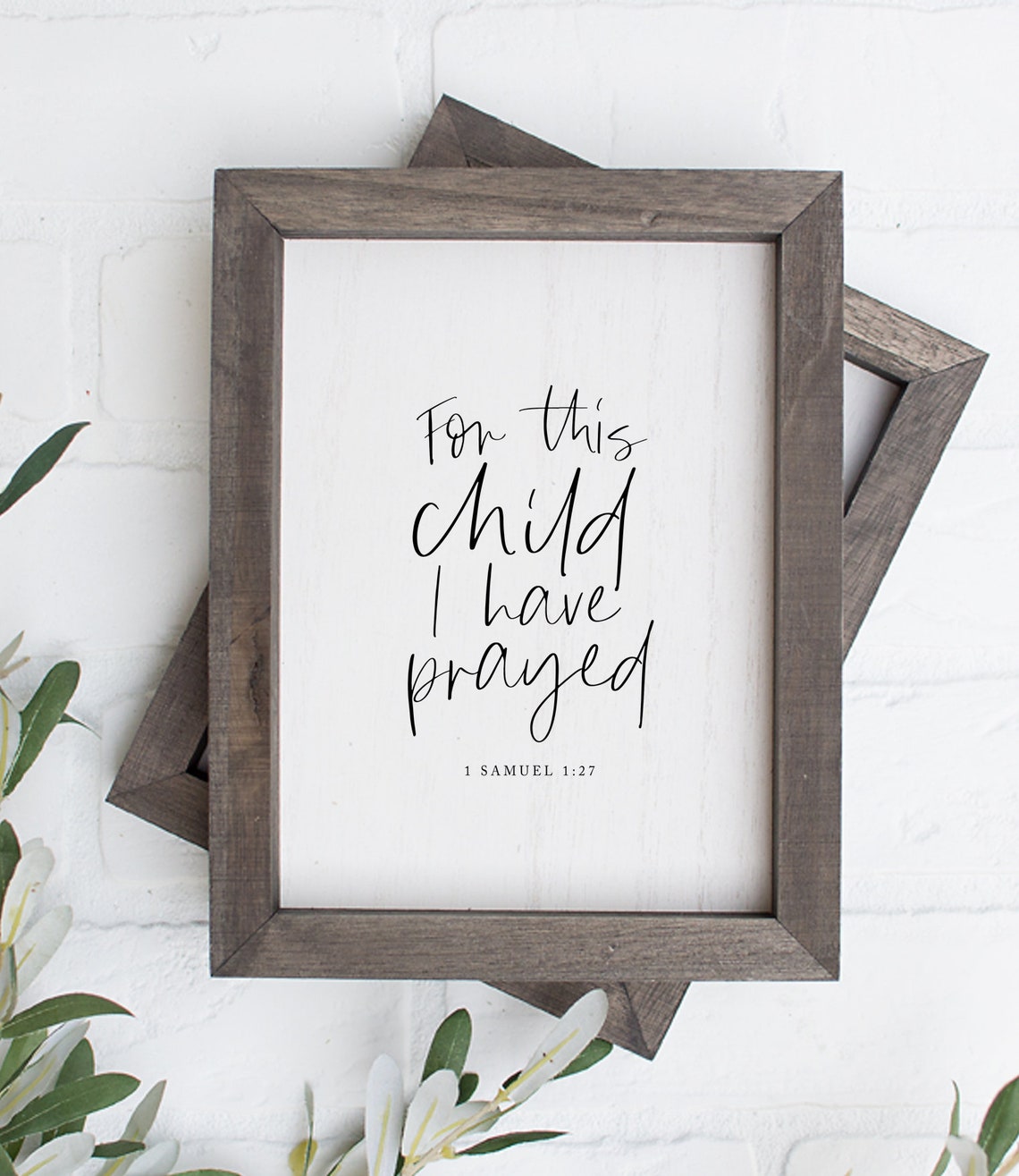 For This Child I Have Prayed Printable Print Sign 1 Samuel | Etsy