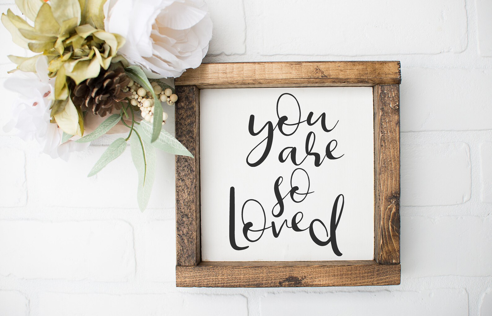 You Are so Loved Printable Print Sign Nursery Decor | Etsy