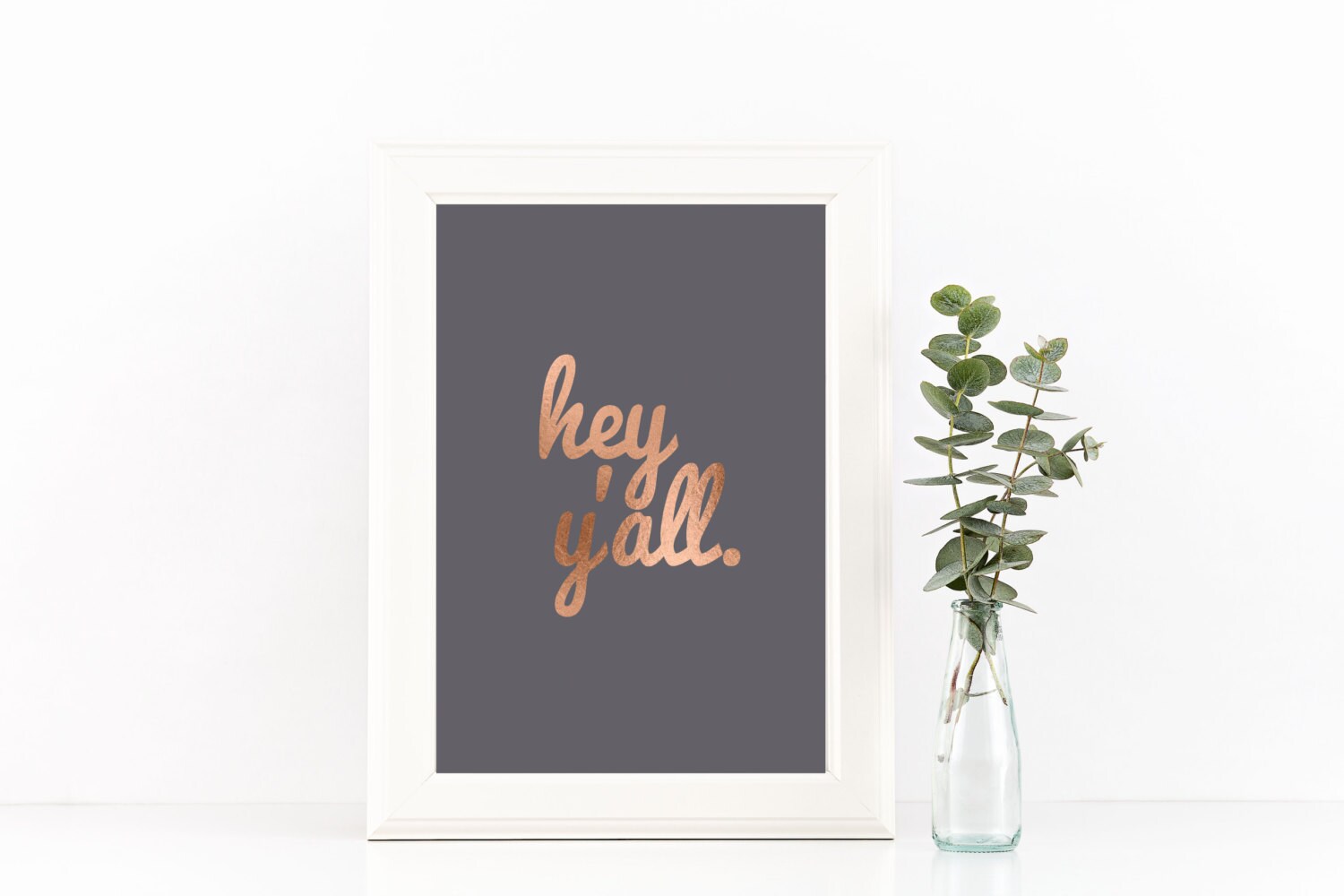 Hey Y'all Print Art Print Wall Print 8x10 Art - Etsy Australia
