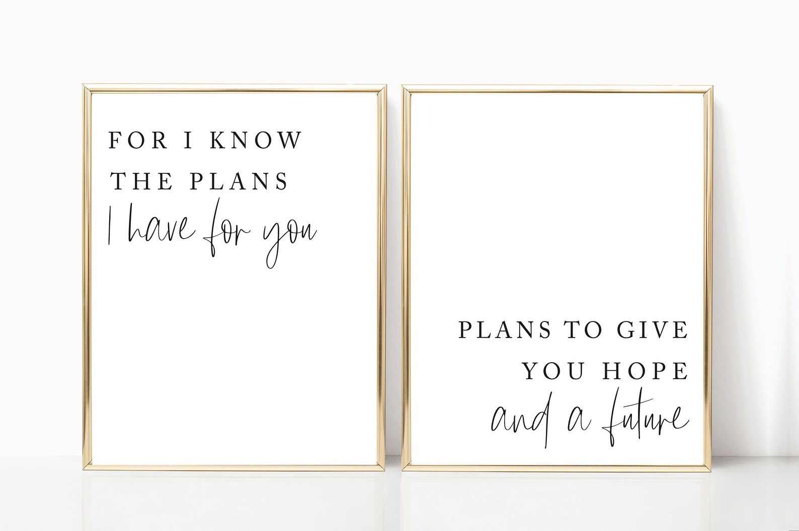 For I Know the Plans I Have for You Printable Set Jeremiah - Etsy