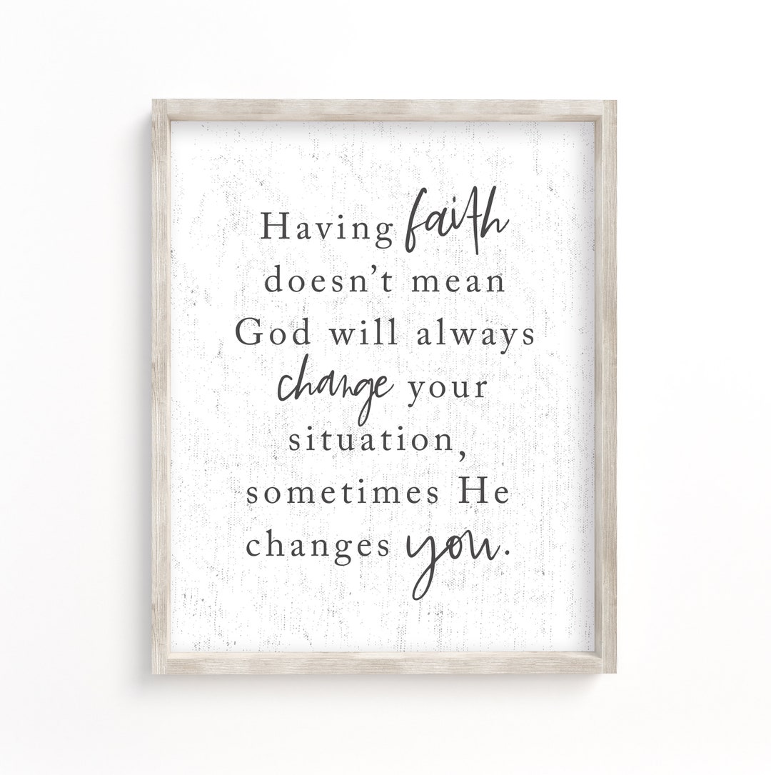 Christian Wall Art, Faith Printable, Christian Printable, Faith Sign ...