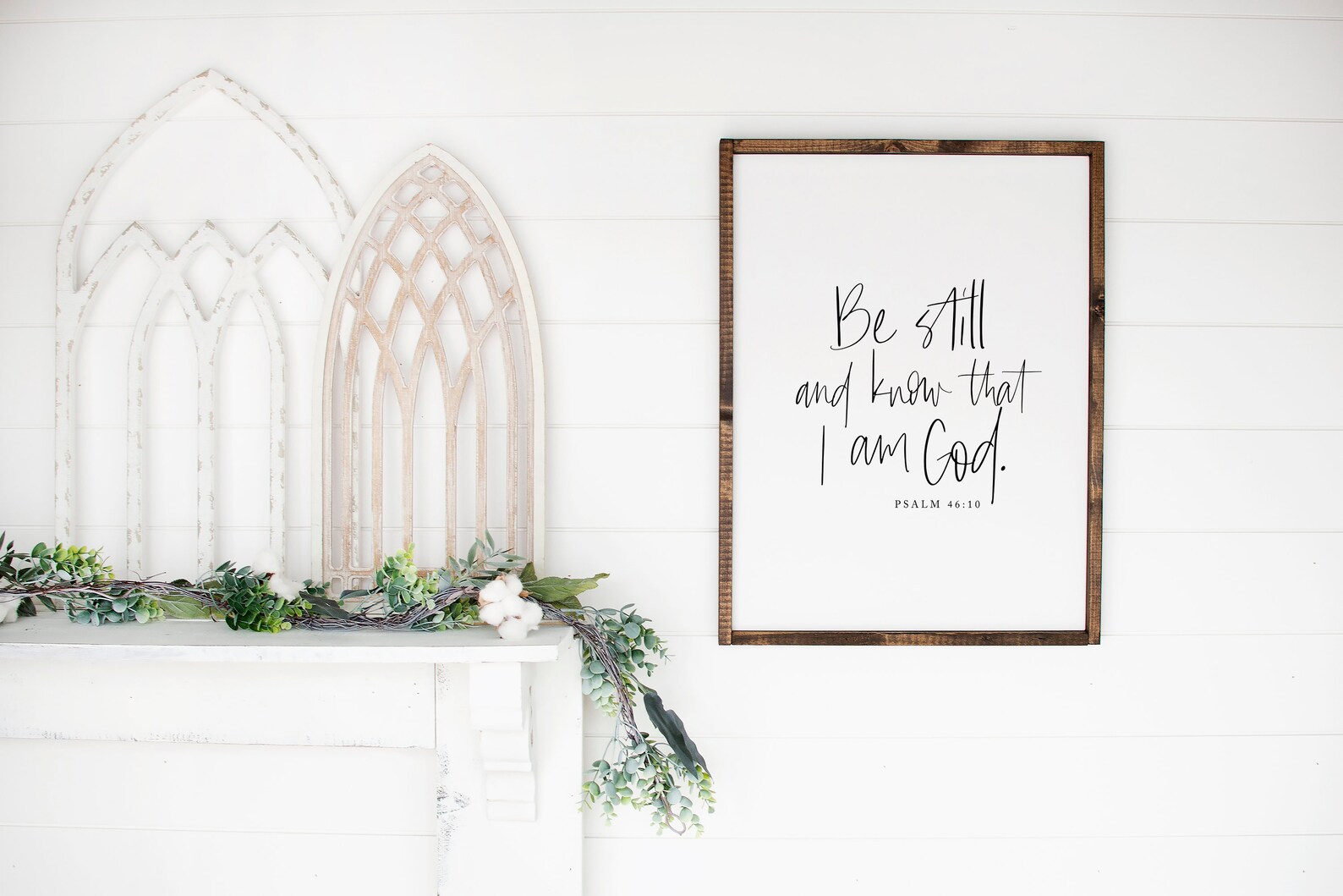 Be Still and Know That I Am God Printable, Print, Wall Decor, Christian ...