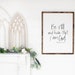 Be Still and Know That I Am God Printable, Print, Wall Decor, Christian ...