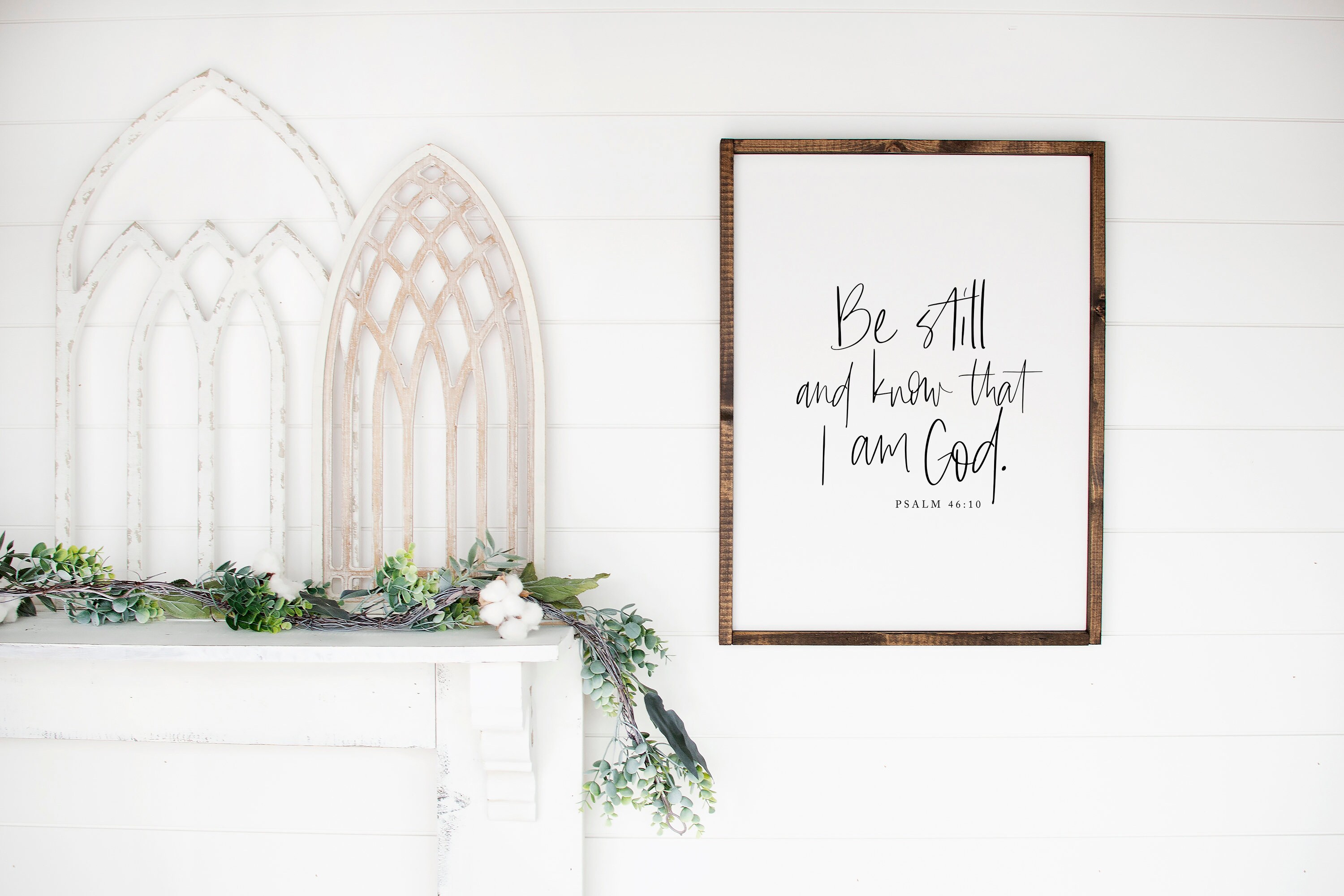 Be Still and Know That I Am God Printable Print Wall Decor | Etsy