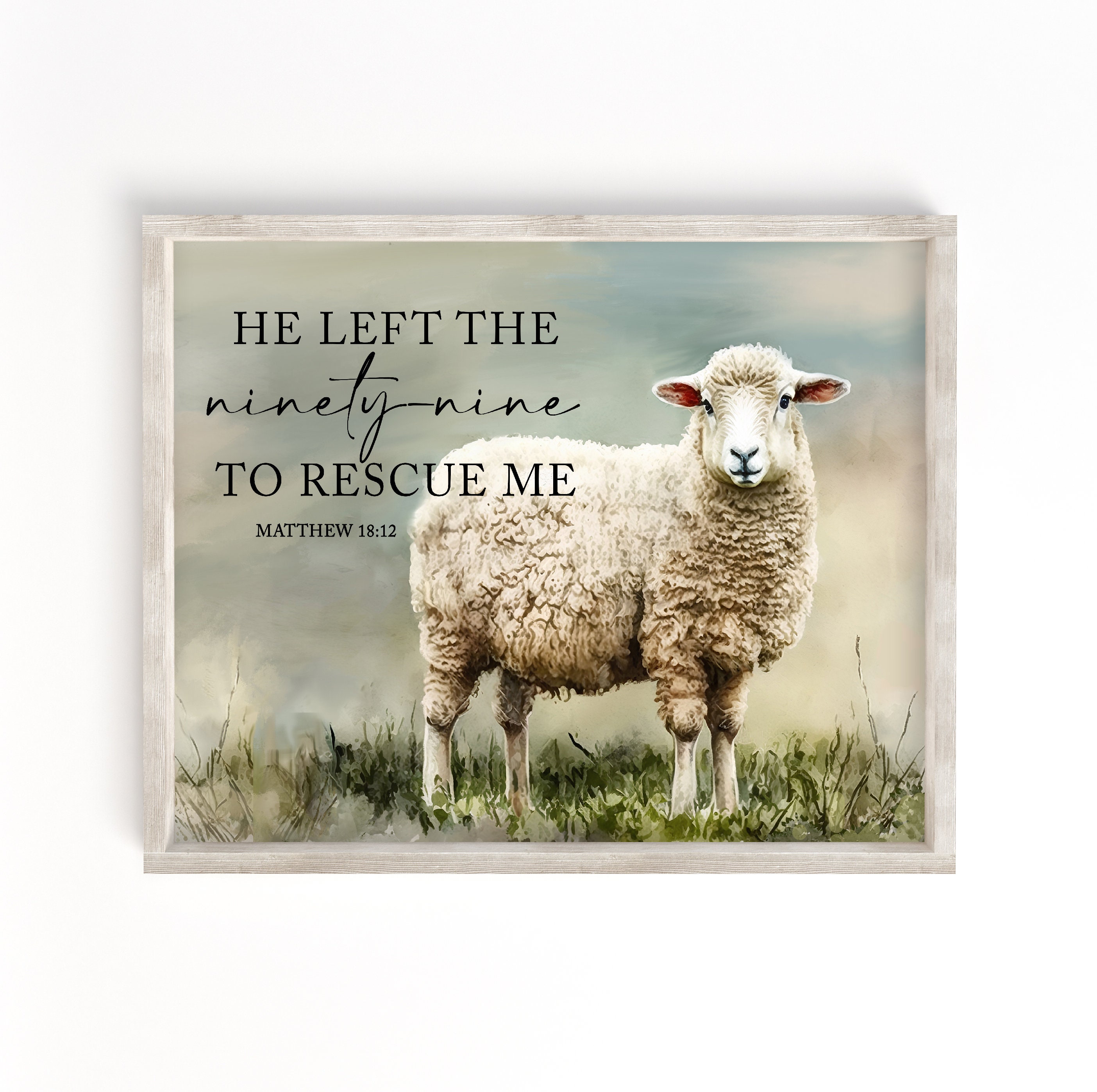 One Lost Sheep Kjv