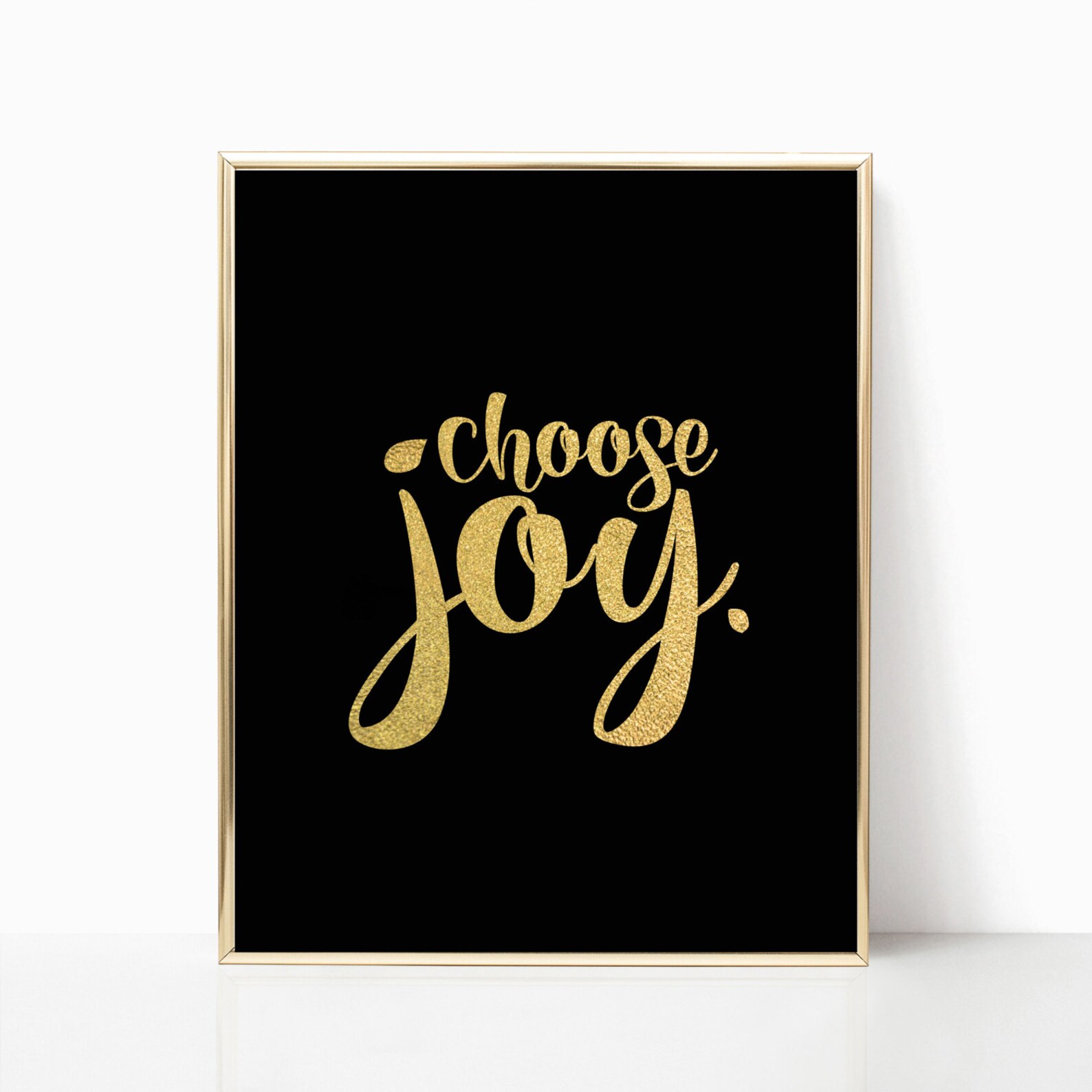 Choose Joy Print Printable Art Print Wall Print Watercolor | Etsy