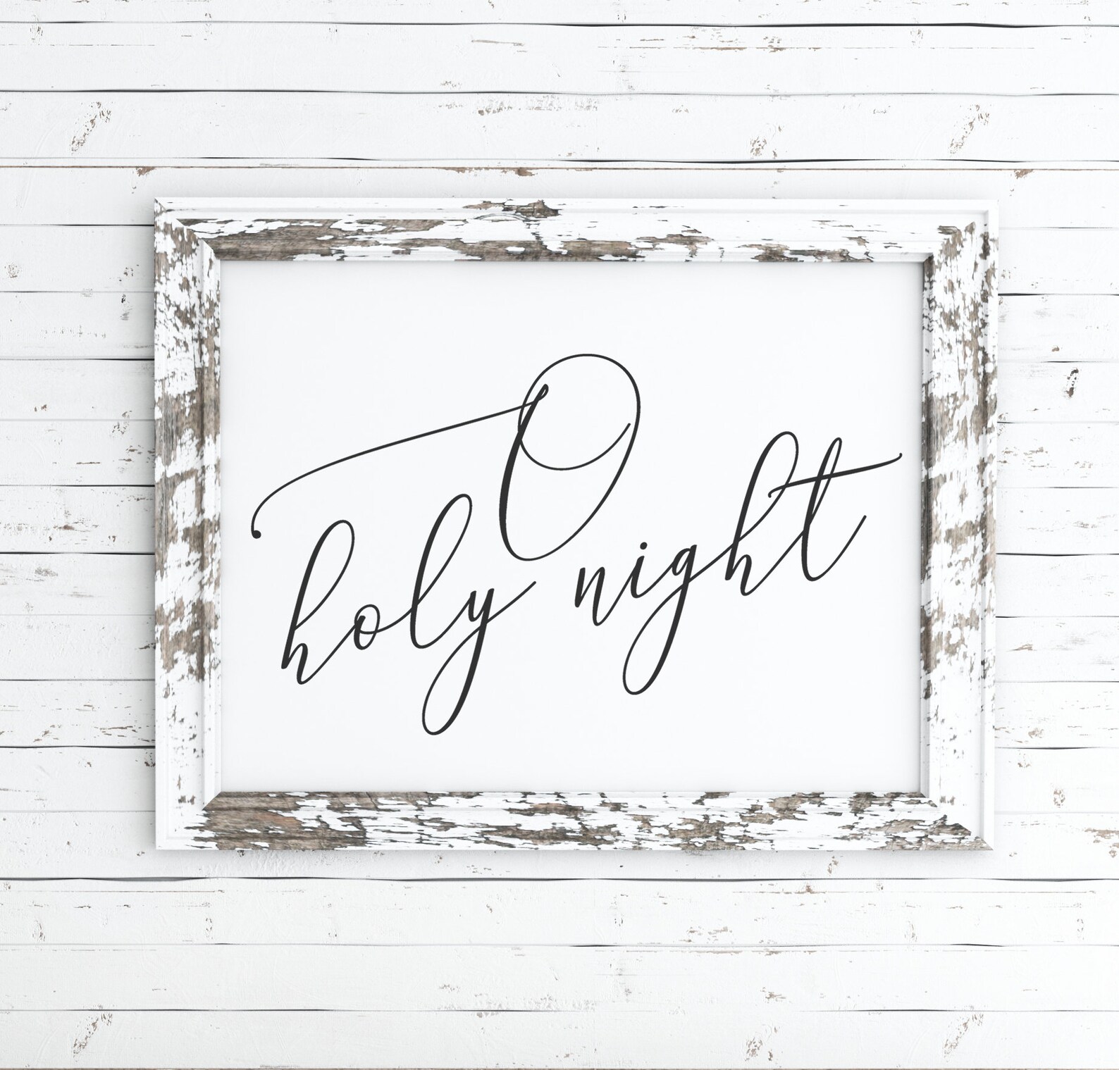 O Holy Night Printable, Oh Holy Night Print, Sign, Christmas Printable ...