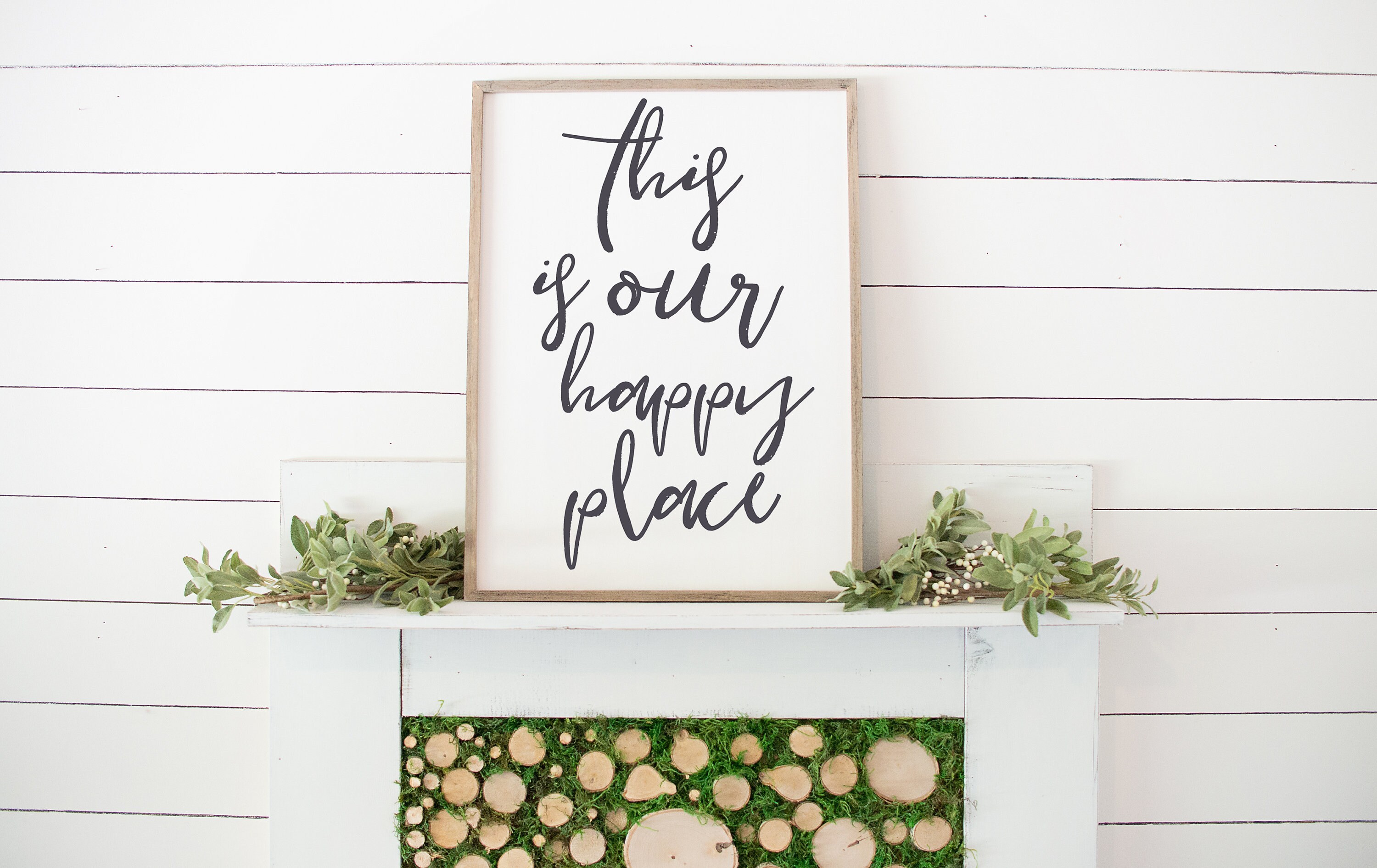 This is Our Happy Place Printable, Print, Sign, Home Decor, Printable ...