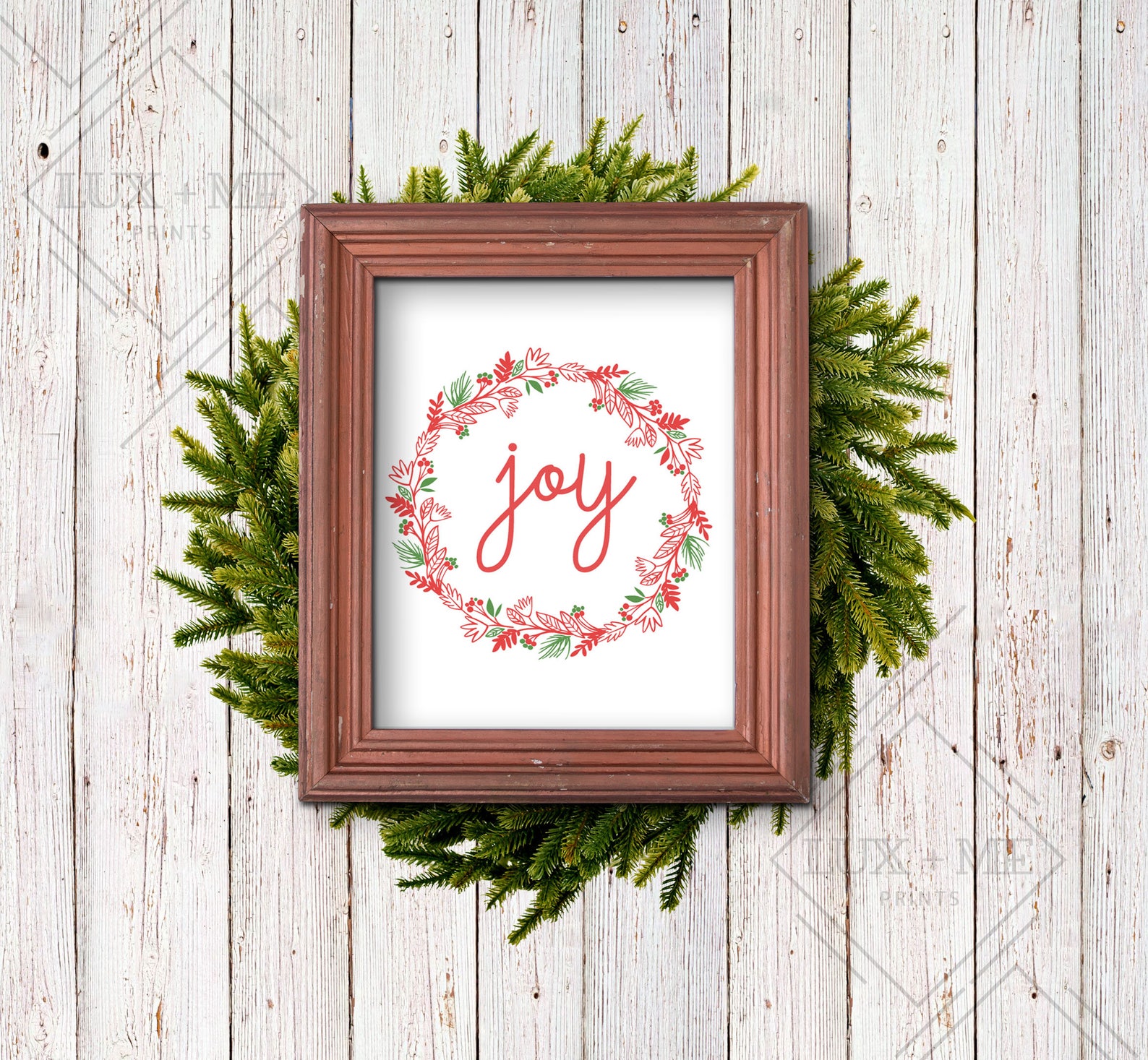 Joy Printable Joy Print Joy Sign Christmas Wall Decor Joy - Etsy