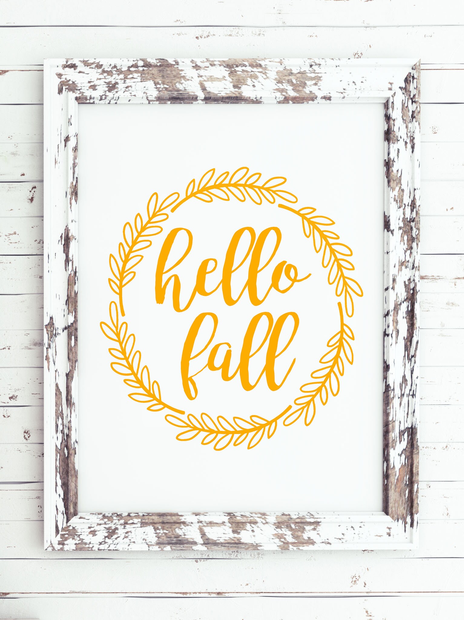 Hello Fall Printable, Hello Fall Sign, Fall Print, Fall Decor, Autumn ...